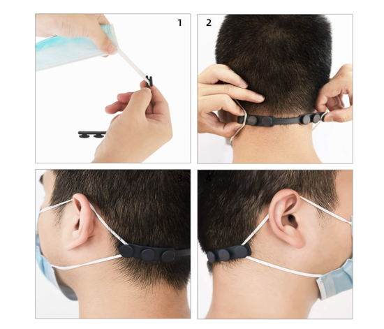 Set 10 Buc Masca protectie KN95 FFP2 negru ,plus 1bucata cutie ...